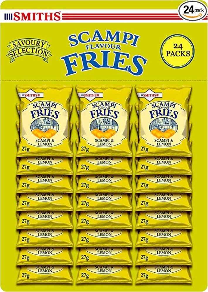 Smiths Scampi Fries 24x27g |Britse & Amerikaanse Groothandel - Kellys ...