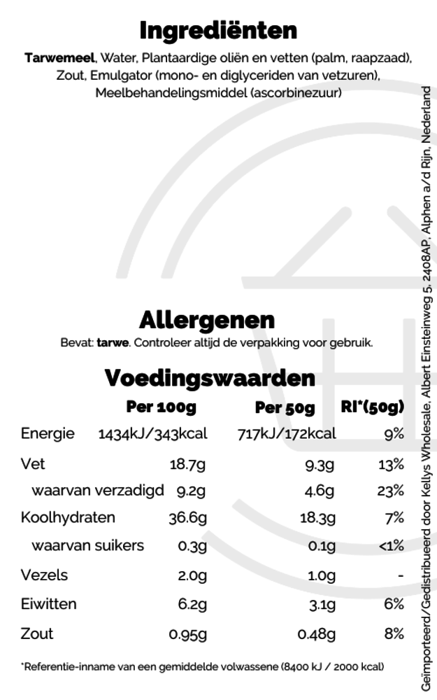 Jus Rol Puff Pastry Block 6x500g - Kellys Wholesale & Distribution