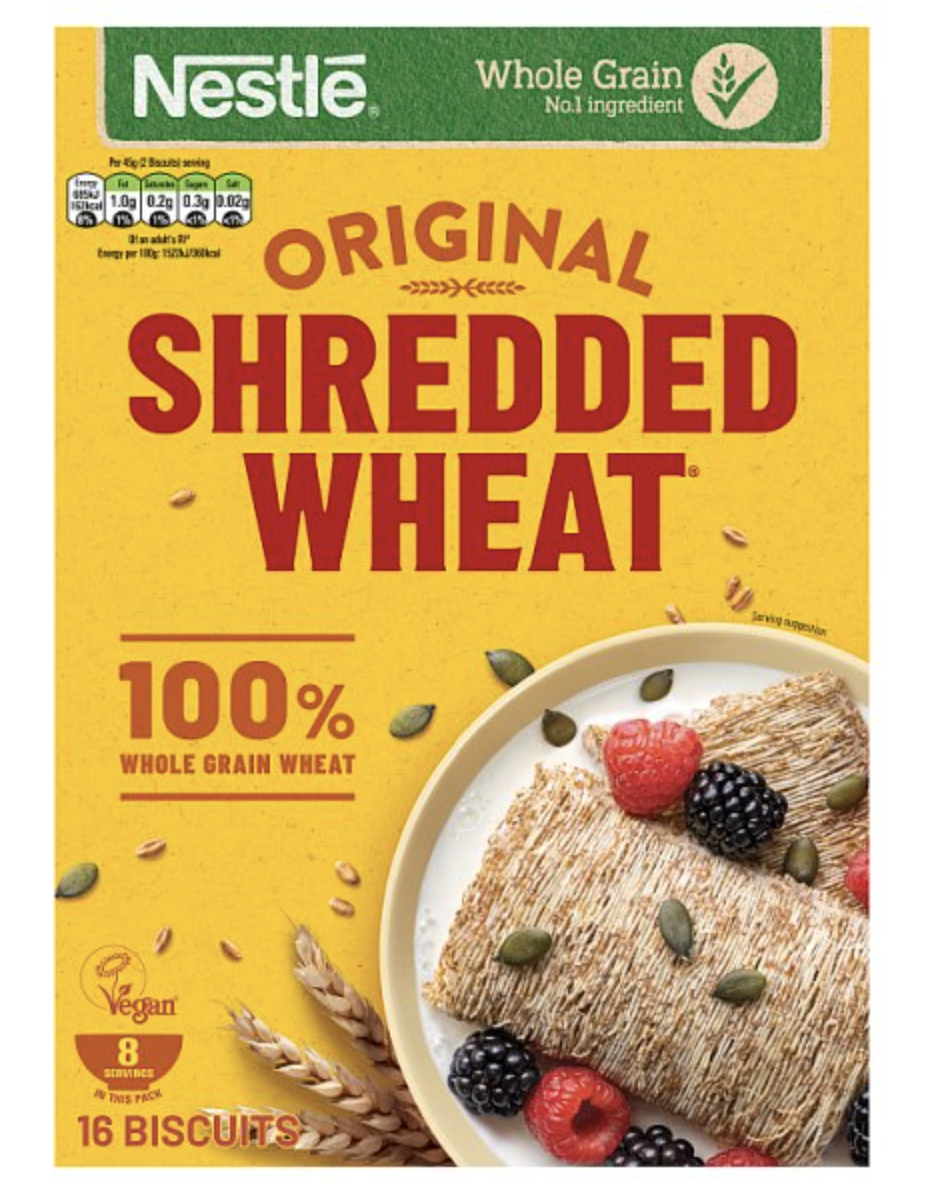 Nestle Shredded Wheat 8x16s | British Cereal - Kellys Wholesale ...