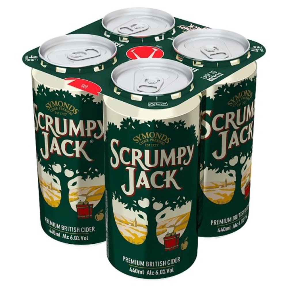 Scrumpy Jack ABV6% 6x4x440ml | British Ciders & Beer Selection - Kellys ...