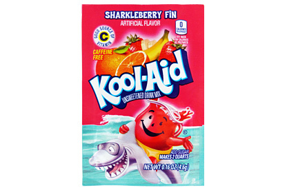 Sharkleberry Fin Kool-Aid (Box of 48) | Amerikaanse Groothandel ...