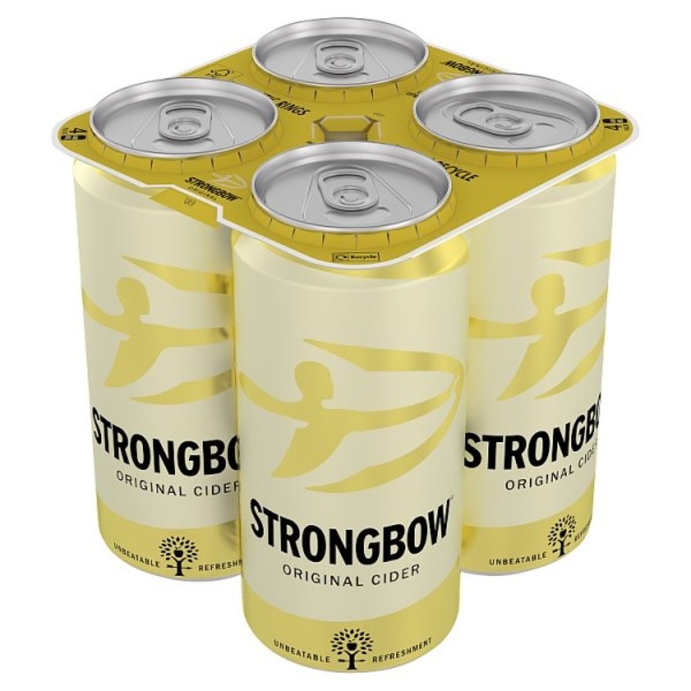 Strongbow Original Cider 24x440ml | British Drinks - Kellys Wholesale ...