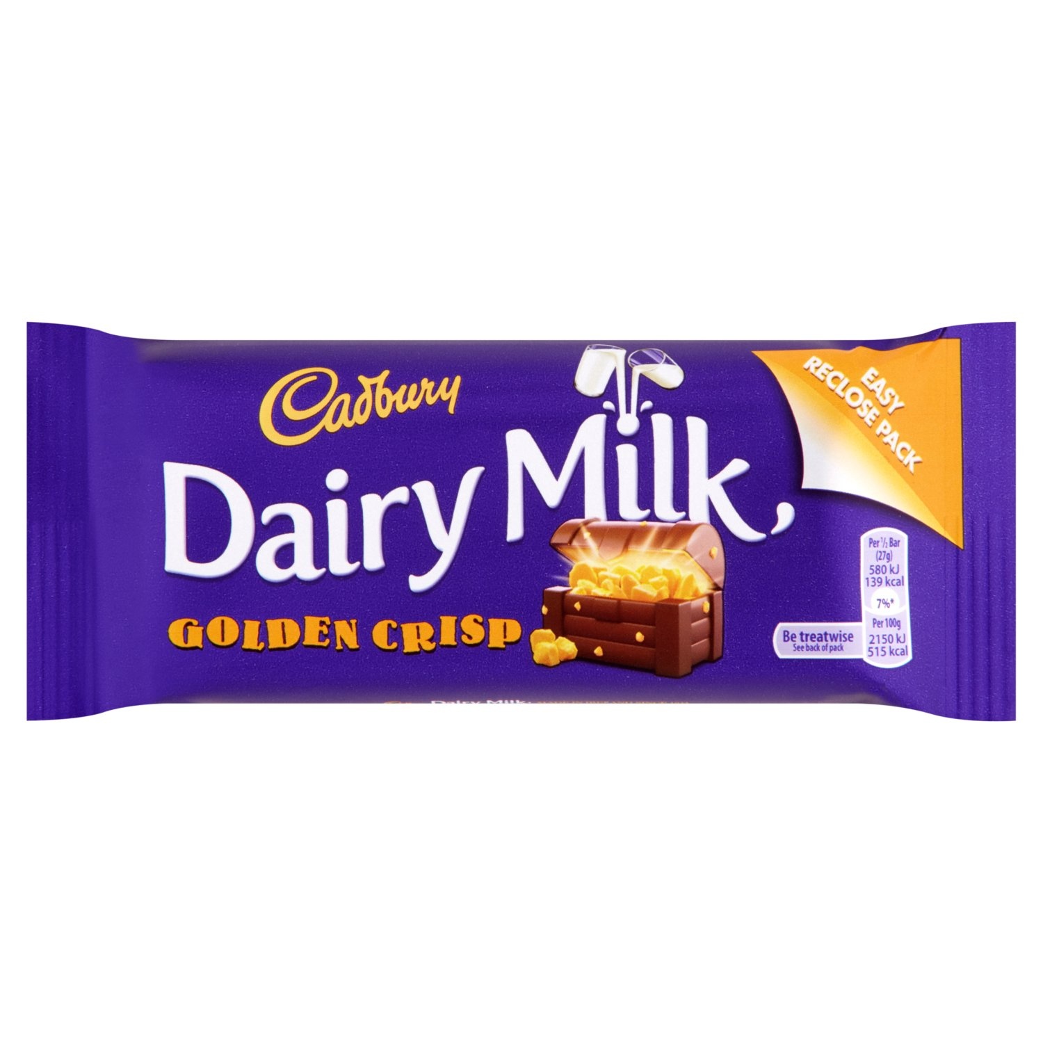 Cadbury Dairymilk Golden Crisp 48 x 54g - Kellys Wholesale & Distribution