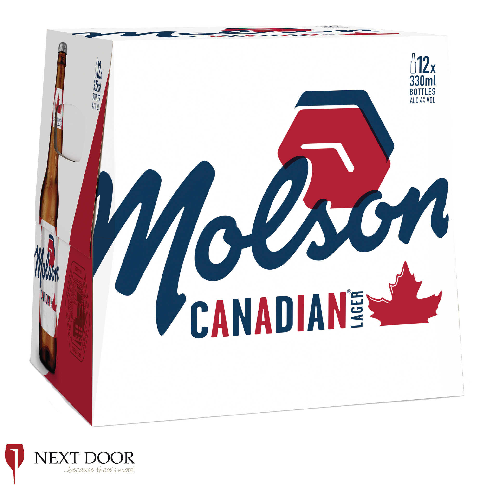 Molson Canadian 12x330ml - Kellys Wholesale & Distribution