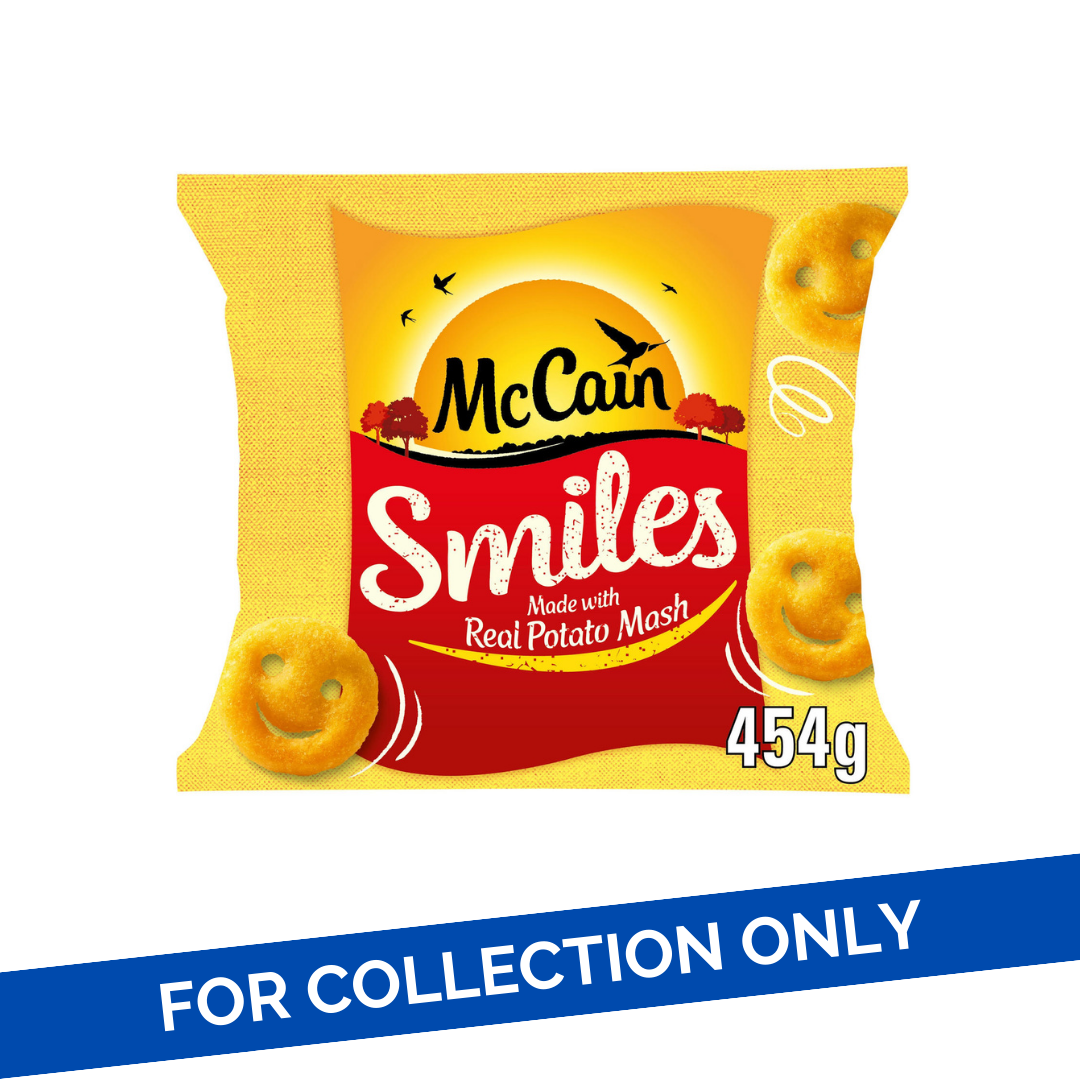 McCain Smiles 15x454g - Kellys Wholesale & Distribution