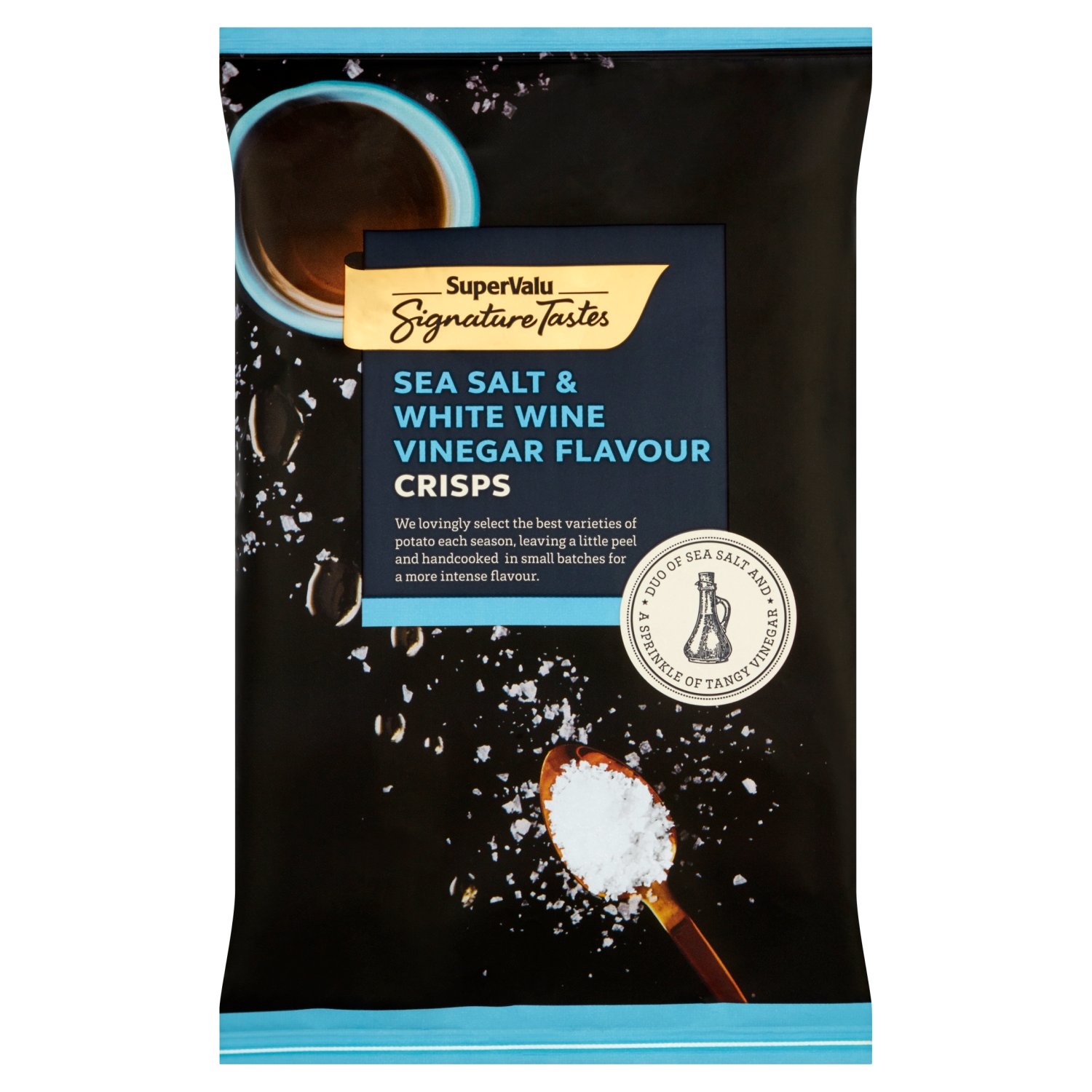 Signature Sea Salt & White Vinegar Crisps 12x125g - Kellys Wholesale ...