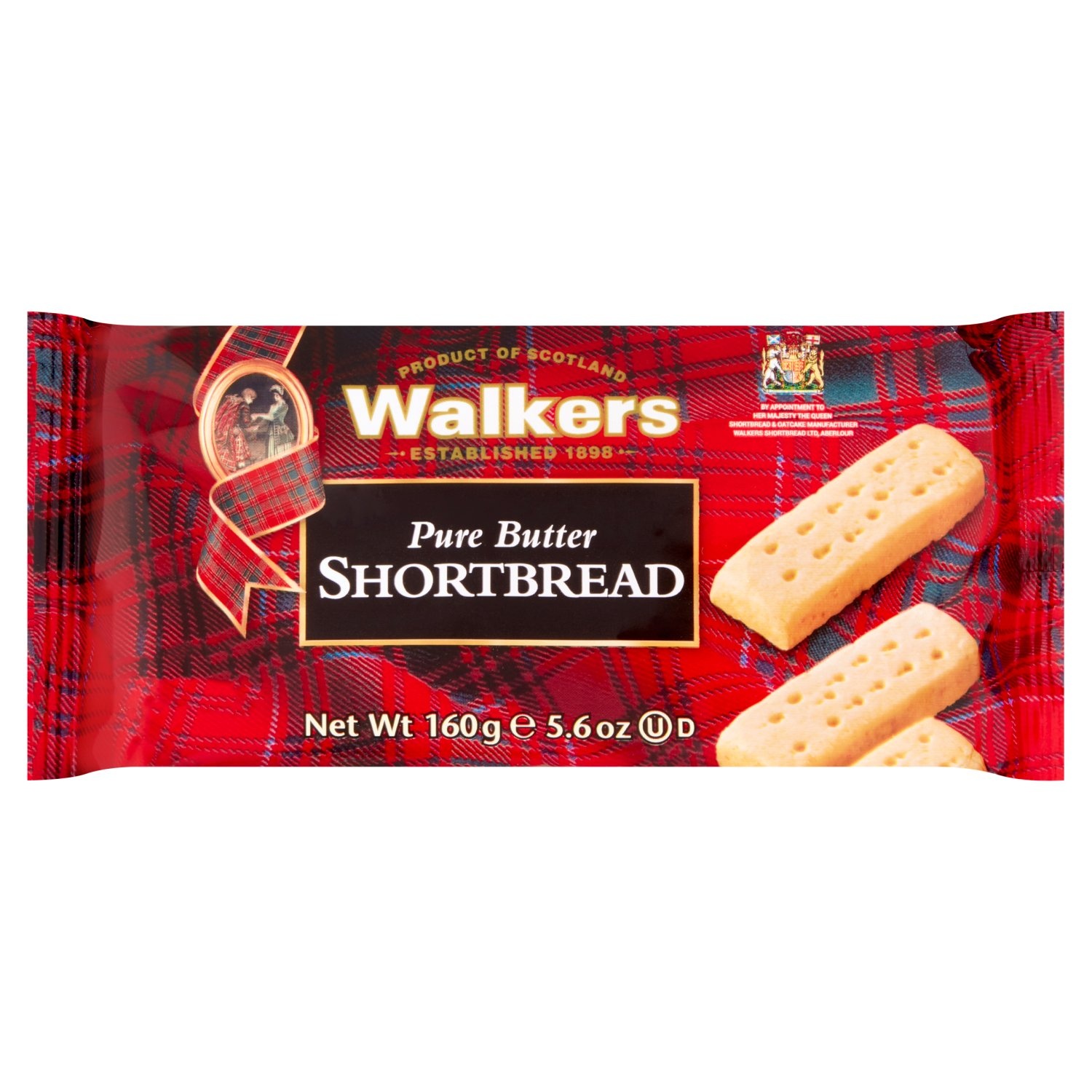 Walkers Walkers Shortbread Fingers 24x160g - Kellys Wholesale