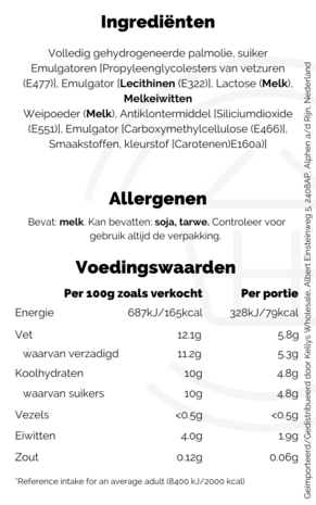 Bird's Dream Topping 18x36g | British Desserts - Kellys Wholesale ...