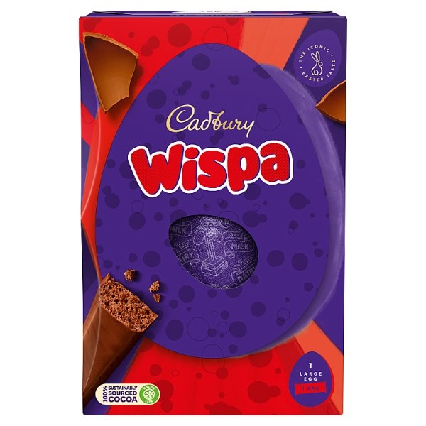 Cadbury Wispa Traditional Egg 6x177g | Easter at Kelly's - Kellys ...