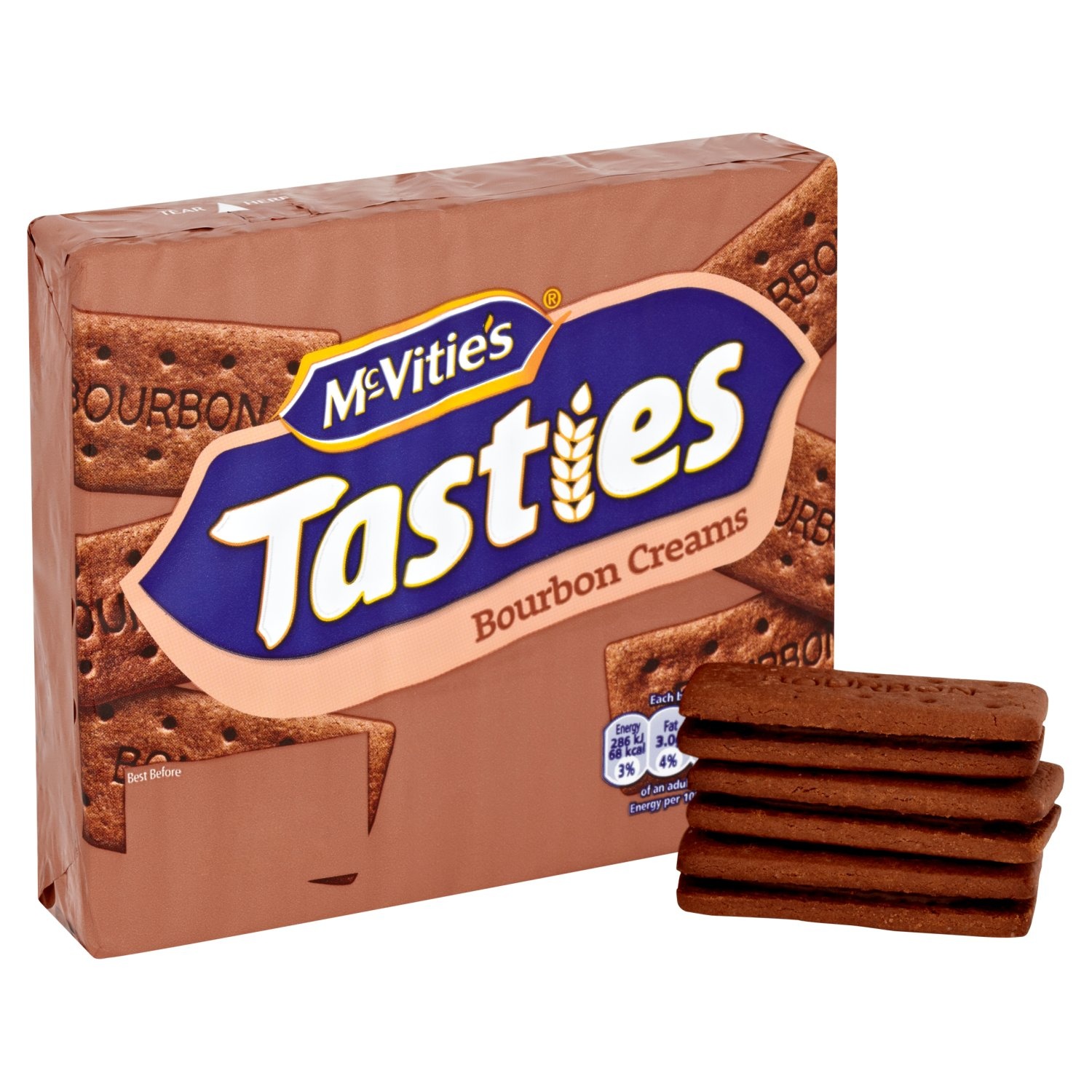 McVities Tasties Bourbon Creams 24x300g - Kellys Wholesale