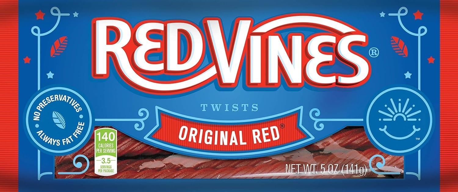 Red Vines Original Red Twists Tray 12x142g - Kellys Wholesale ...