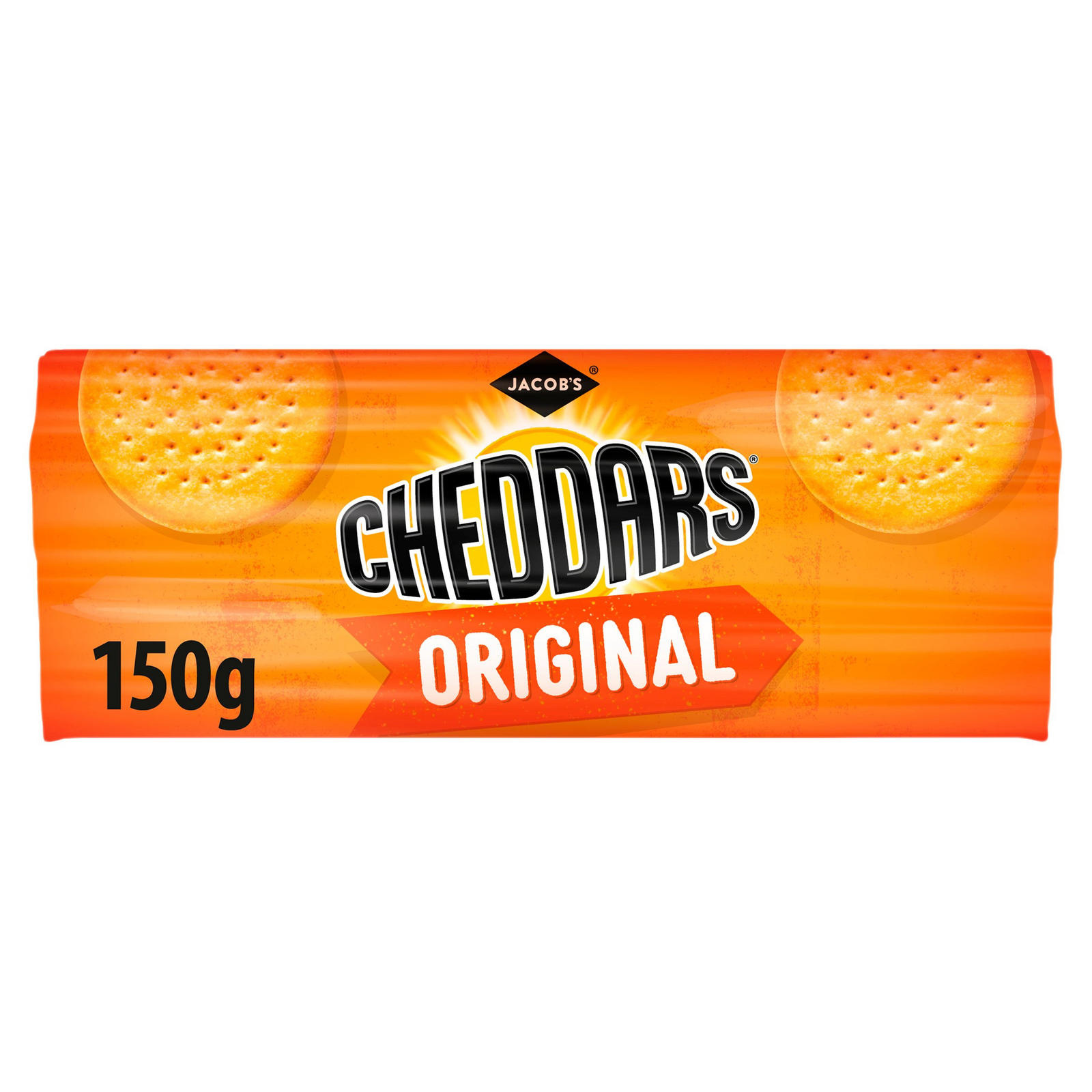 Jacobs Cheddars Roll 12x150g | British Crackers and Snacks - Kellys ...