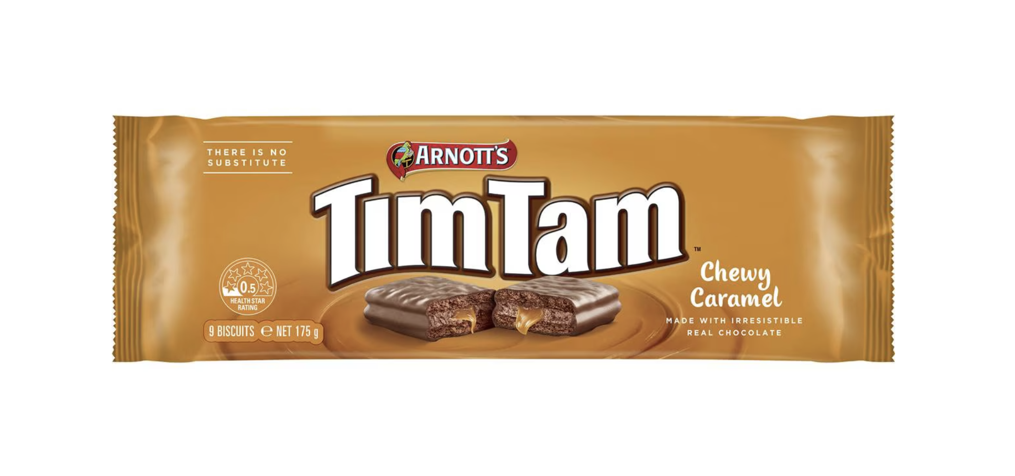 Tim Tams Chewy Caramel 24x175g | Australian Biscuits - Kellys Wholesale ...