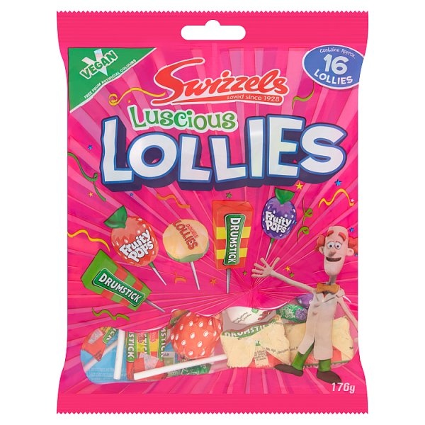 Swizzels Luscious Lollies 176g | Christmas Selection - Kellys Wholesale ...
