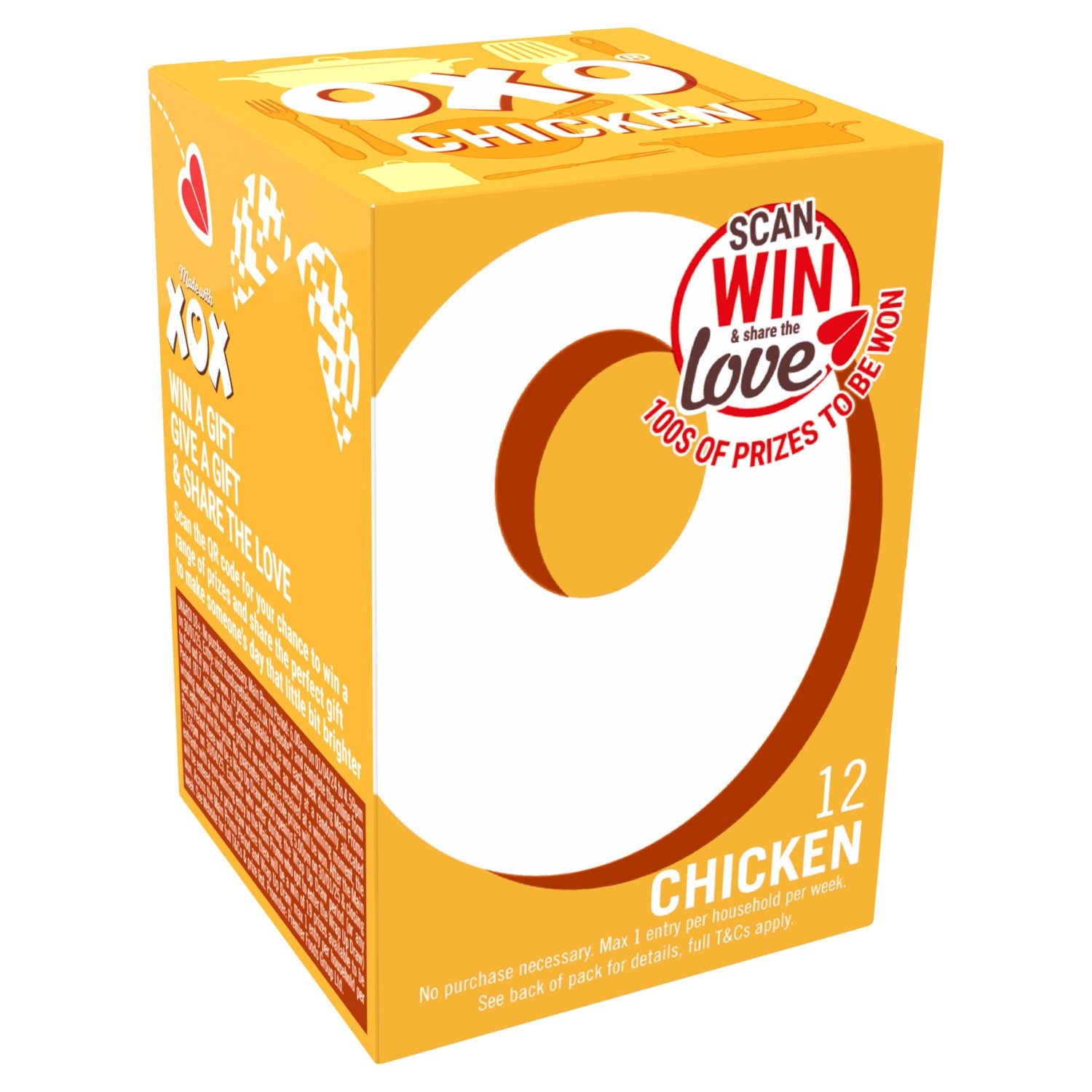 Oxo Stock Cubes Chicken 24x12s - Kellys Wholesale & Distribution