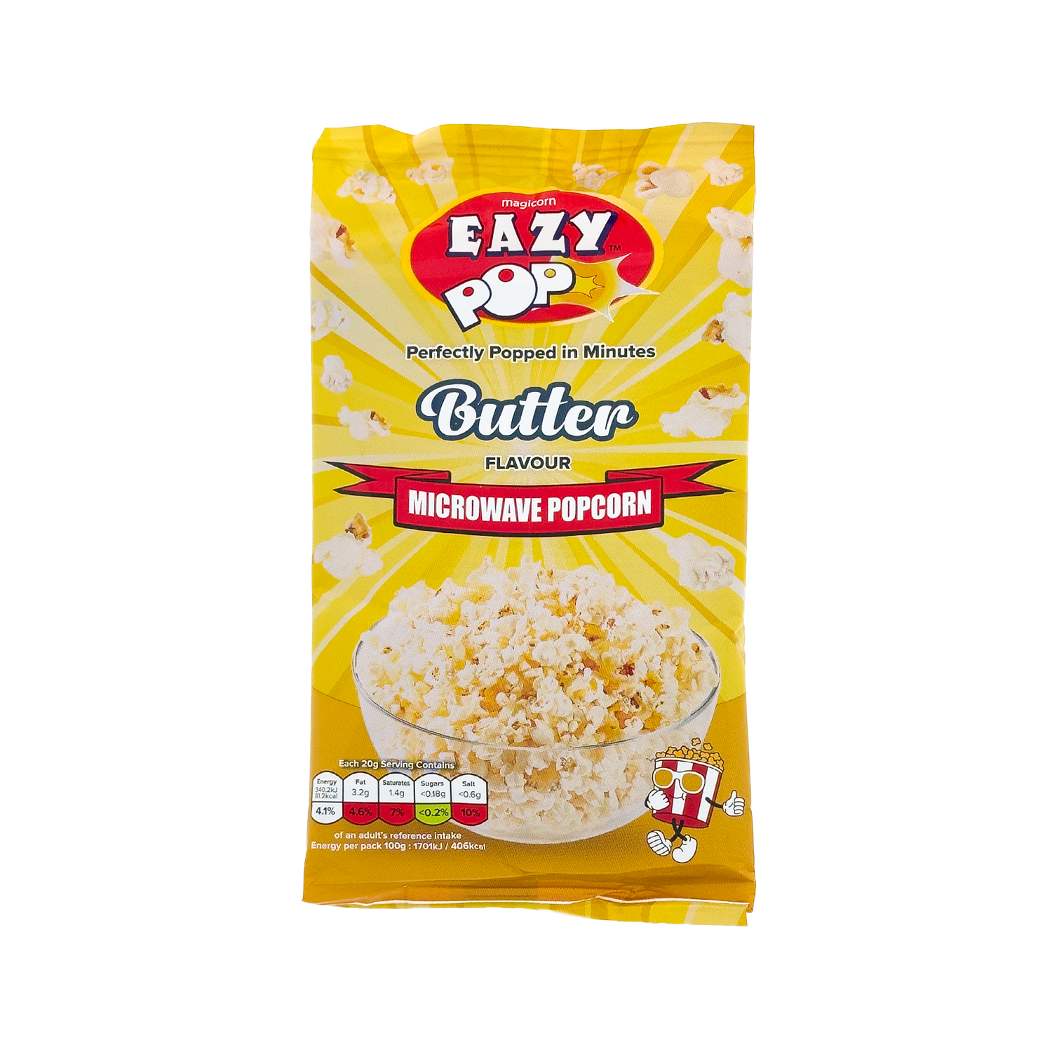 Eazy Pop Butter Microwave Popcorn at Kellys Wholesale - Kellys ...