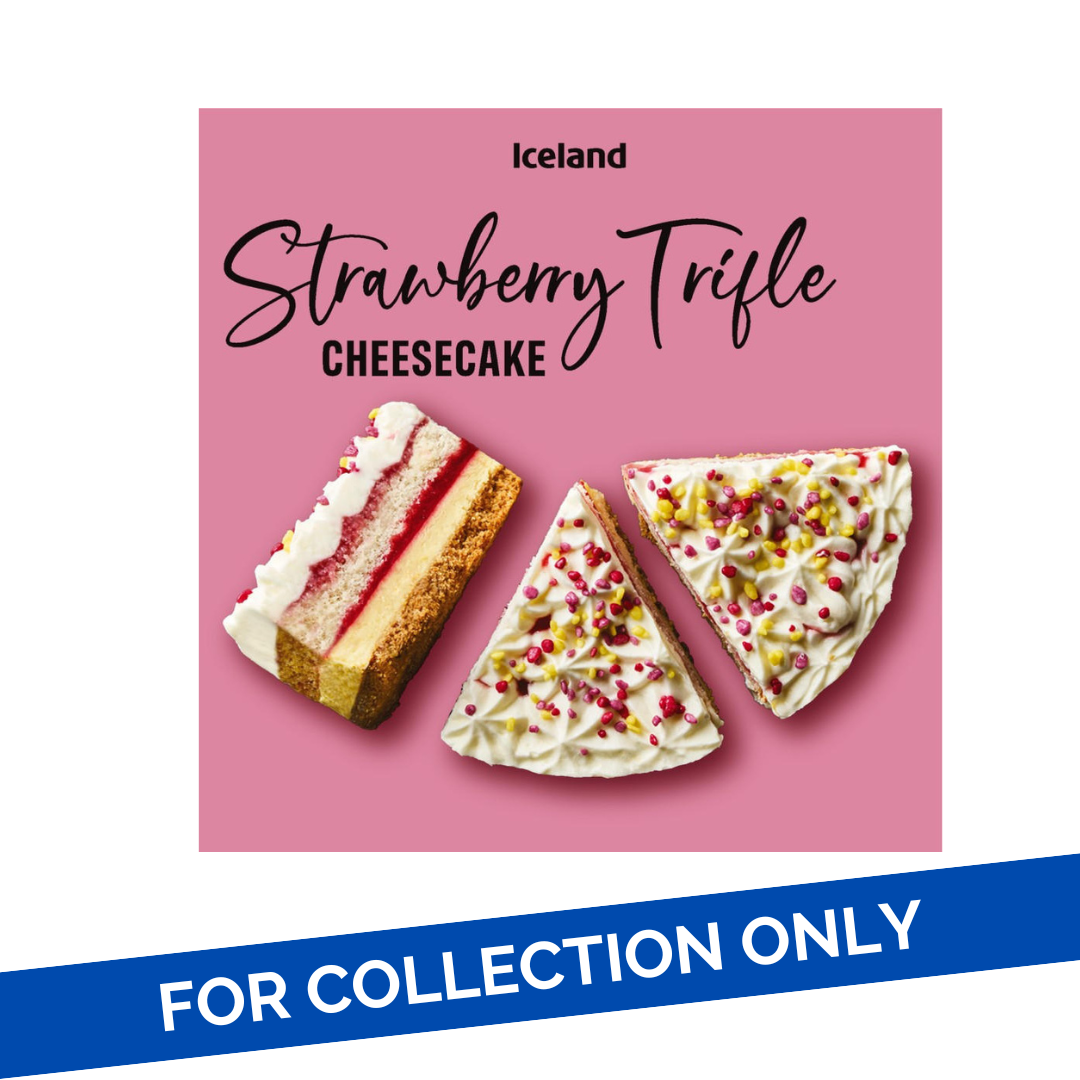 Iceland Strawberry Trifle Cheesecake 9x445g - Kellys Wholesale ...