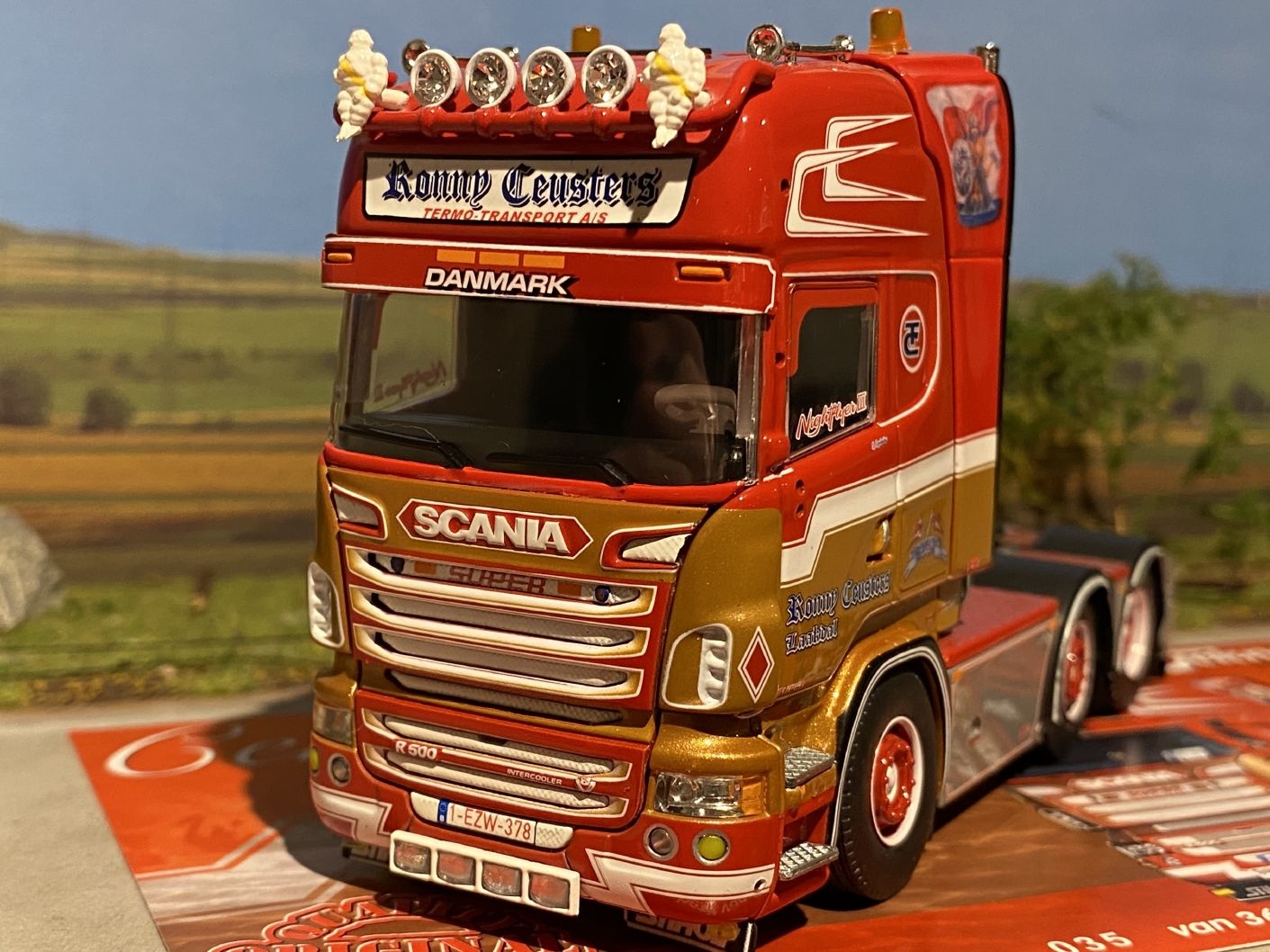 Tekno Scania R500 6x2 single truck Ronny Ceusters België ...