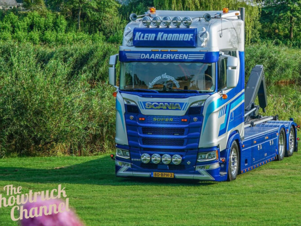 WSI Scania S Highline met hooklift systeem Klein Kromhof ...