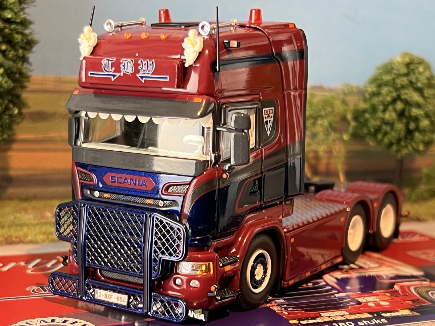 Tekno Scania R-Streamline Topline 6x2 BASTIAANSEN - Miniatuurshop.com