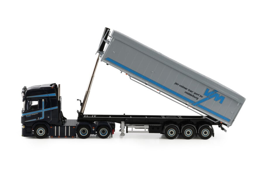 WSI Scania R Higline 6x2 + 3-axle tipper volume trailer JAN VOLMER TRA ...