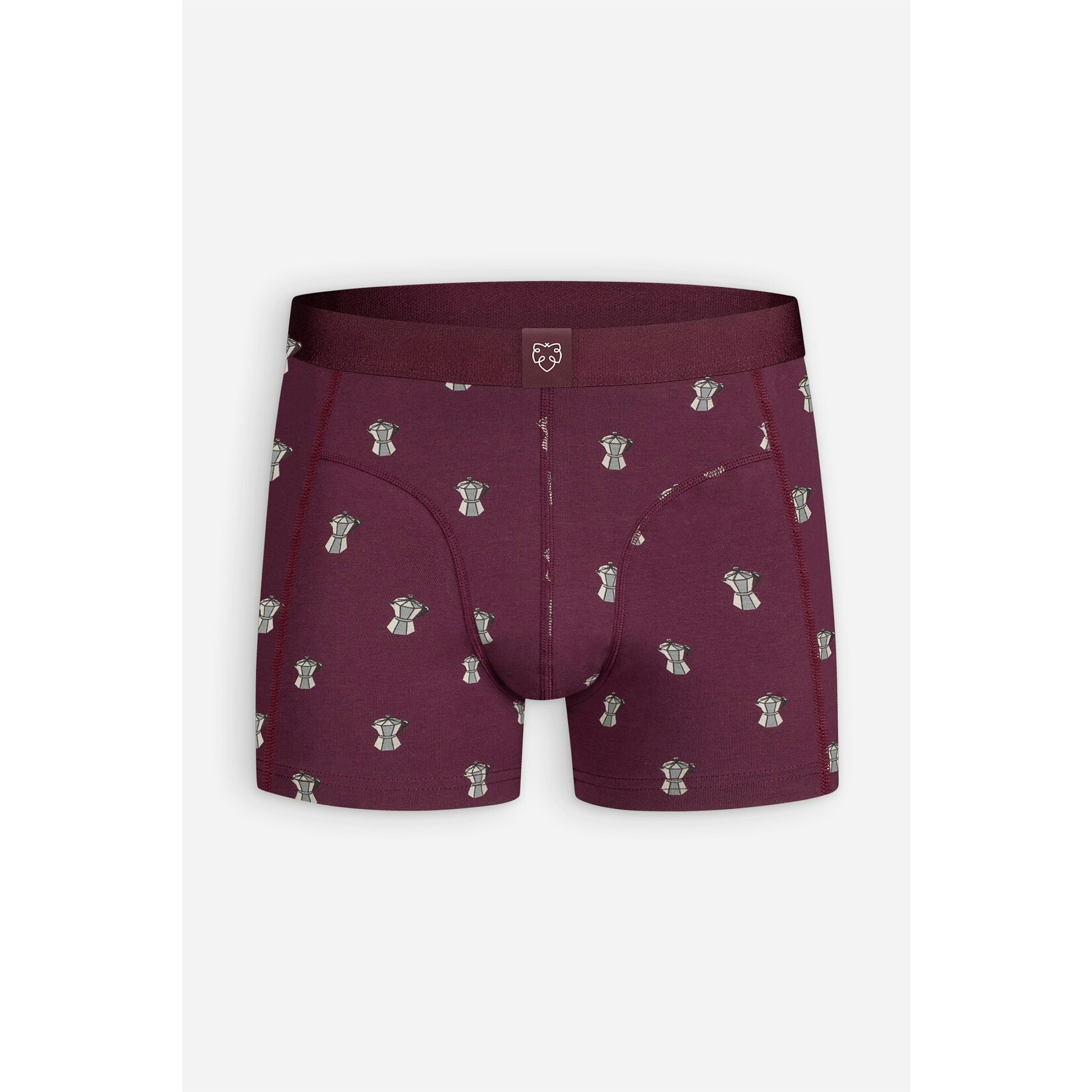 A-dam Underwear boxer Burgundy Percolator - Tim Menswear