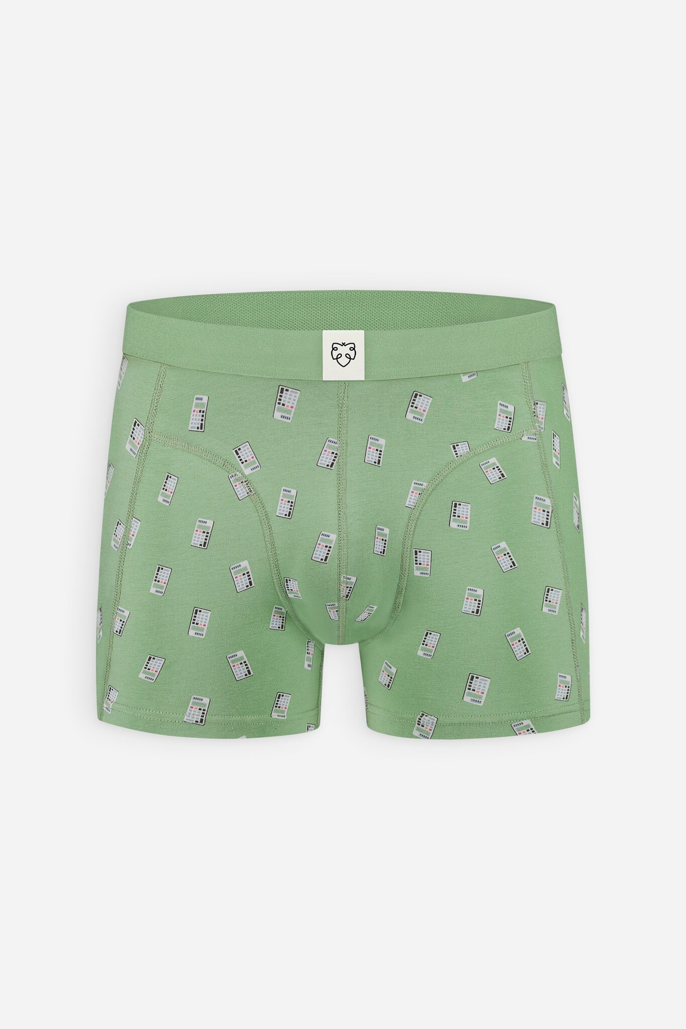 A-dam Underwear boxer Green Calculator - Tim Menswear