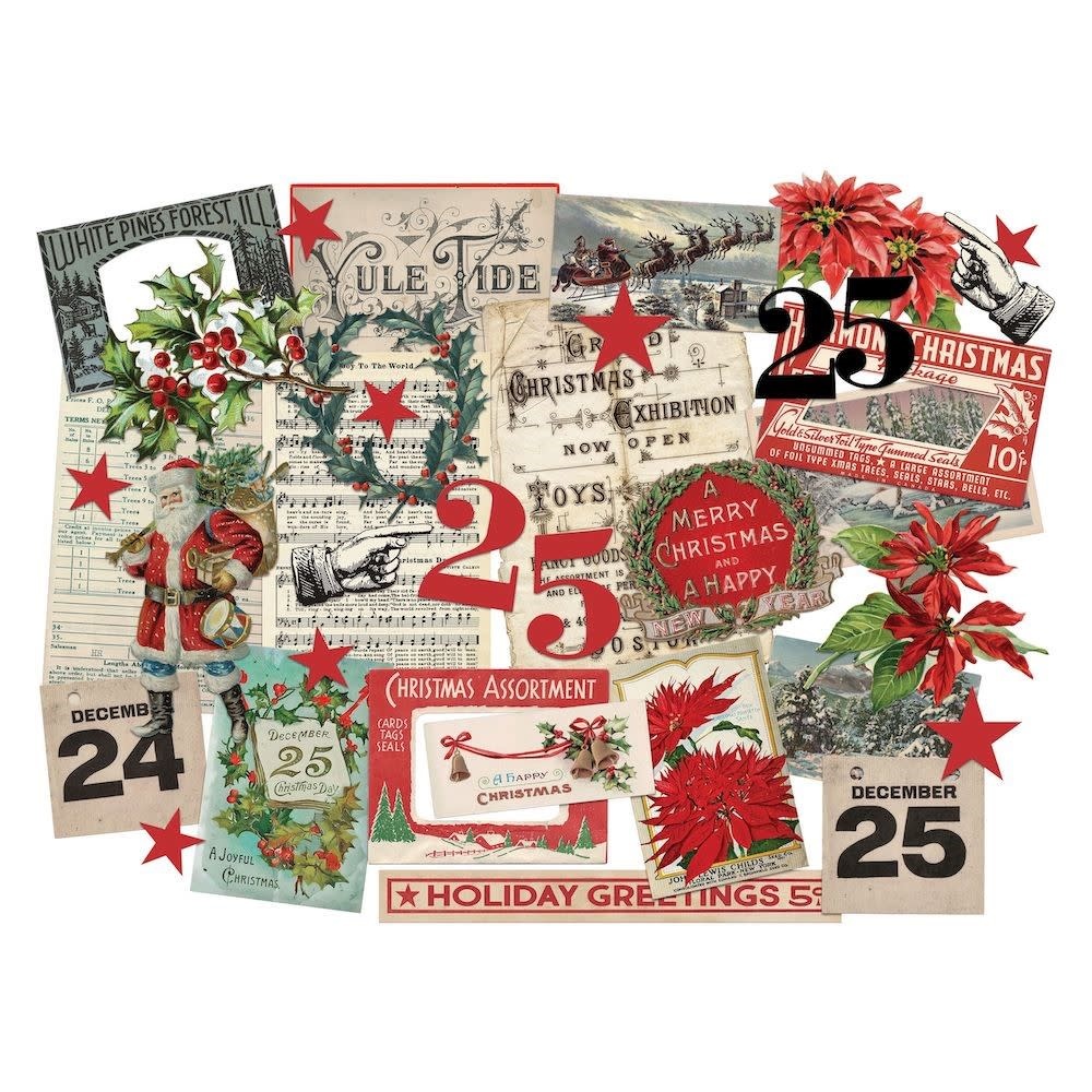 Tim Holtz Idea-Ology Layers Christmas 36 pcs. | Creaflex Tim Holtz Idea-Ology Layers Christmas 36 pcs. | Creaflex