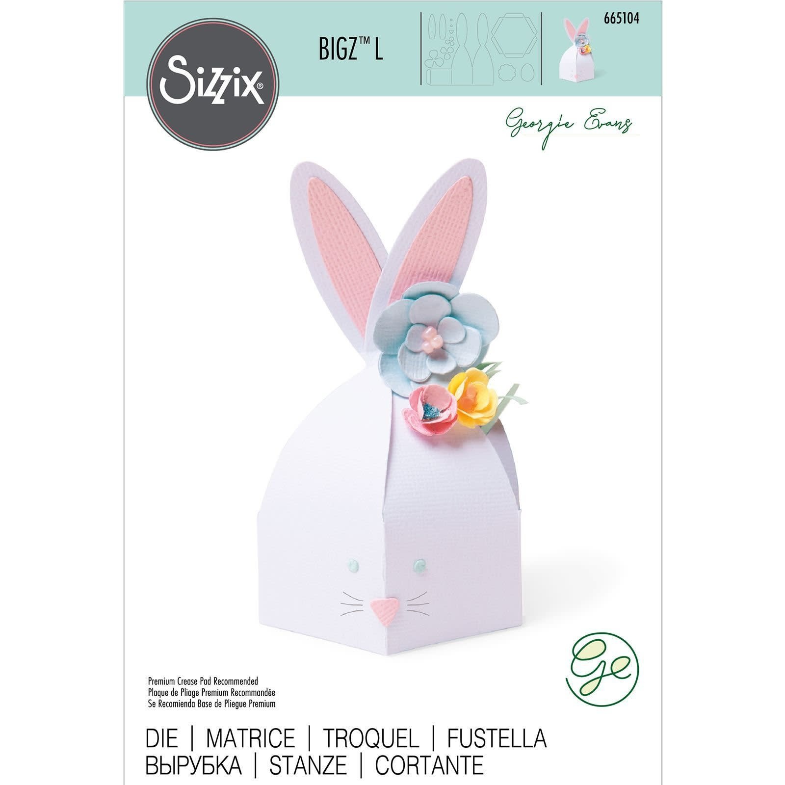 Sizzix Bigz L Die Box Bunny | Creaflex