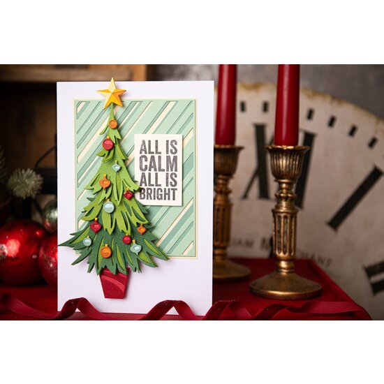 Tim Holtz Sizzix Thinlits Colorize Die Set Tim Holtz Trim a Tree 14 ...