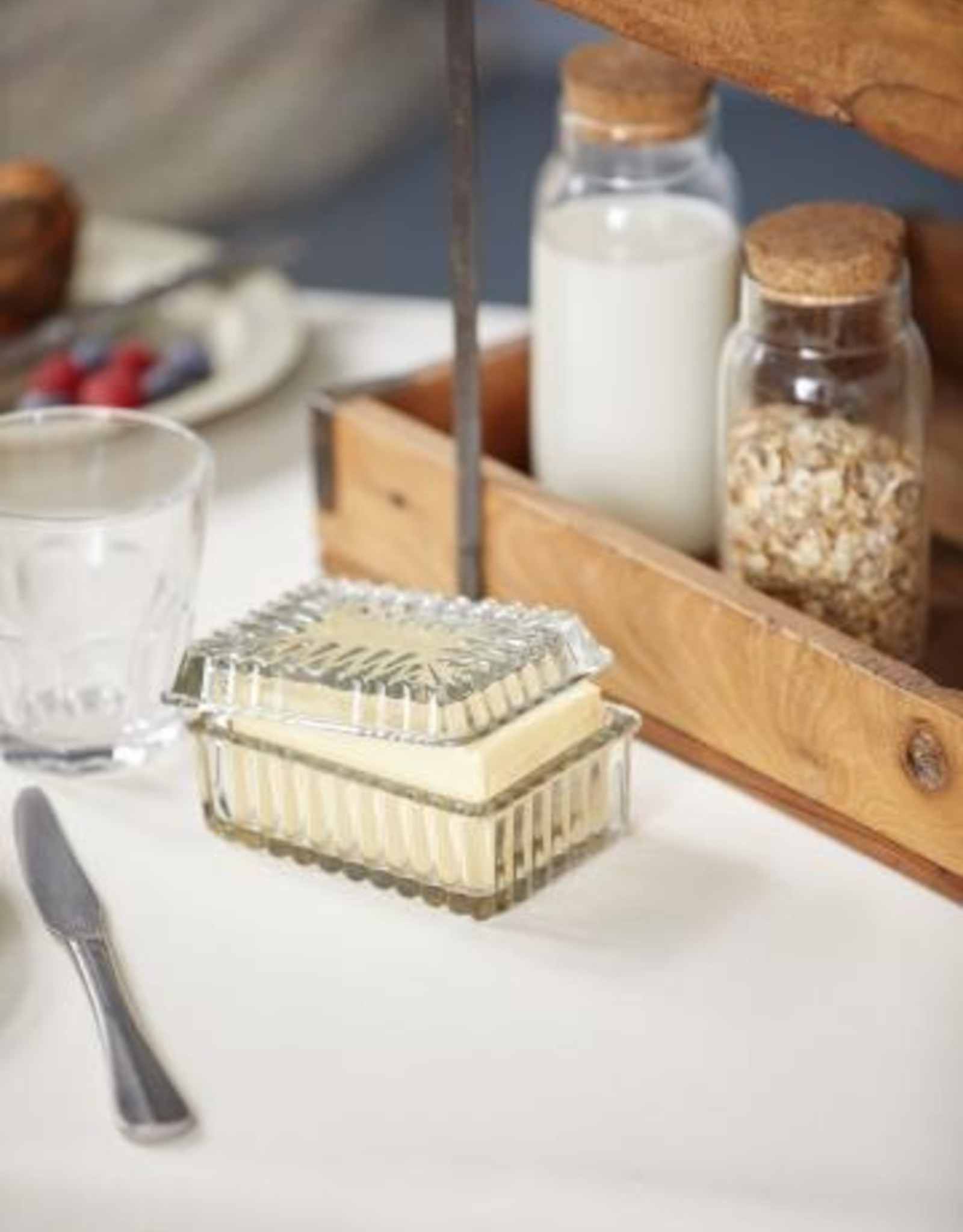 IBLaursen butter box 'Butter' - glass