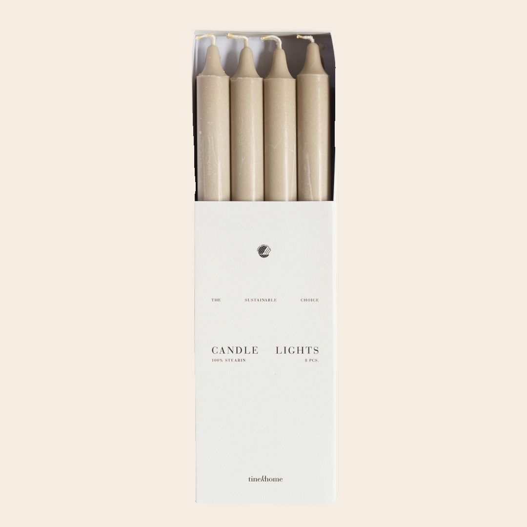 TineK Home Candlebox sand - stearin - ByNord