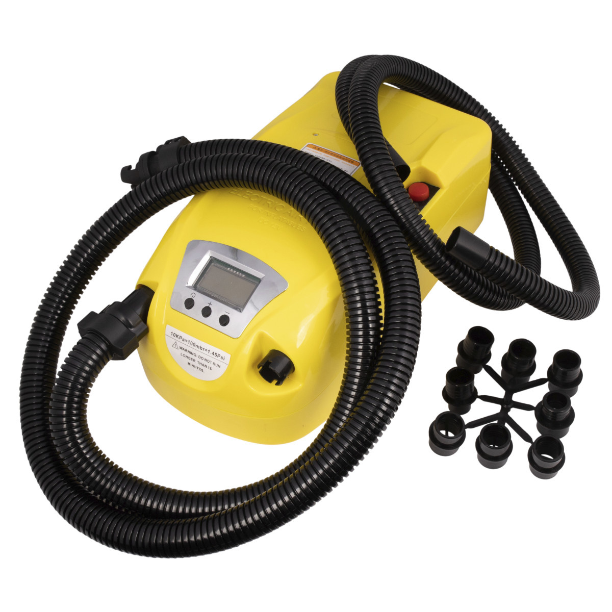 HIBO Elektrische Luchtpomp 12V + Accu - Rubberbotenonline.nl