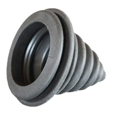 Kabeldoorvoer Zwart 100 x 95mm - Rubberbotenonline.nl