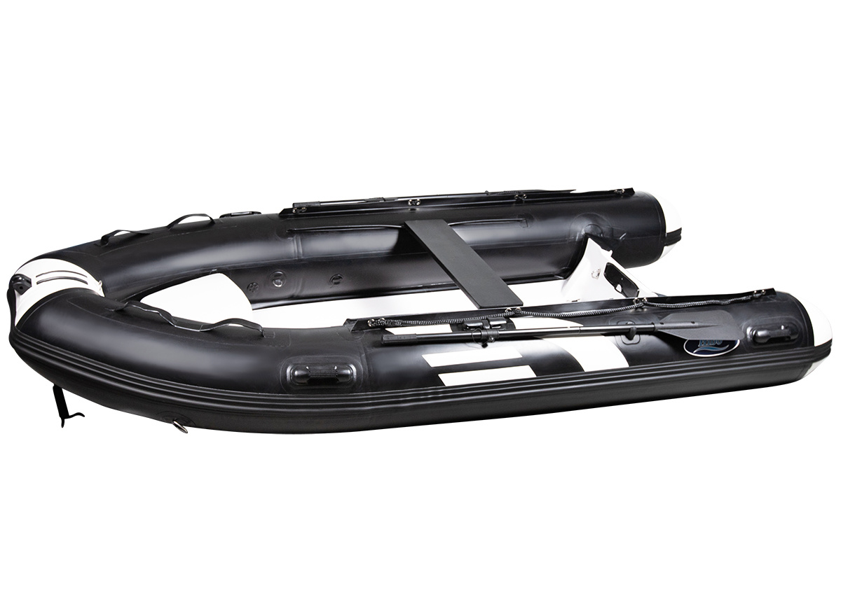 HIBO PRO RIB Boot 2.0 Zwart/Wit 3.00 - Rubberbotenonline.nl
