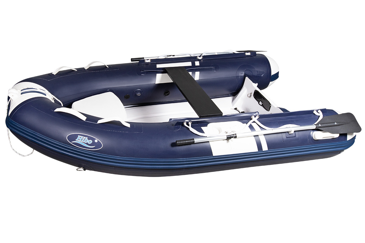 HIBO Style RIB Boot Donkerblauw/Wit 3.30 Big Tube - Rubberbotenonline.nl