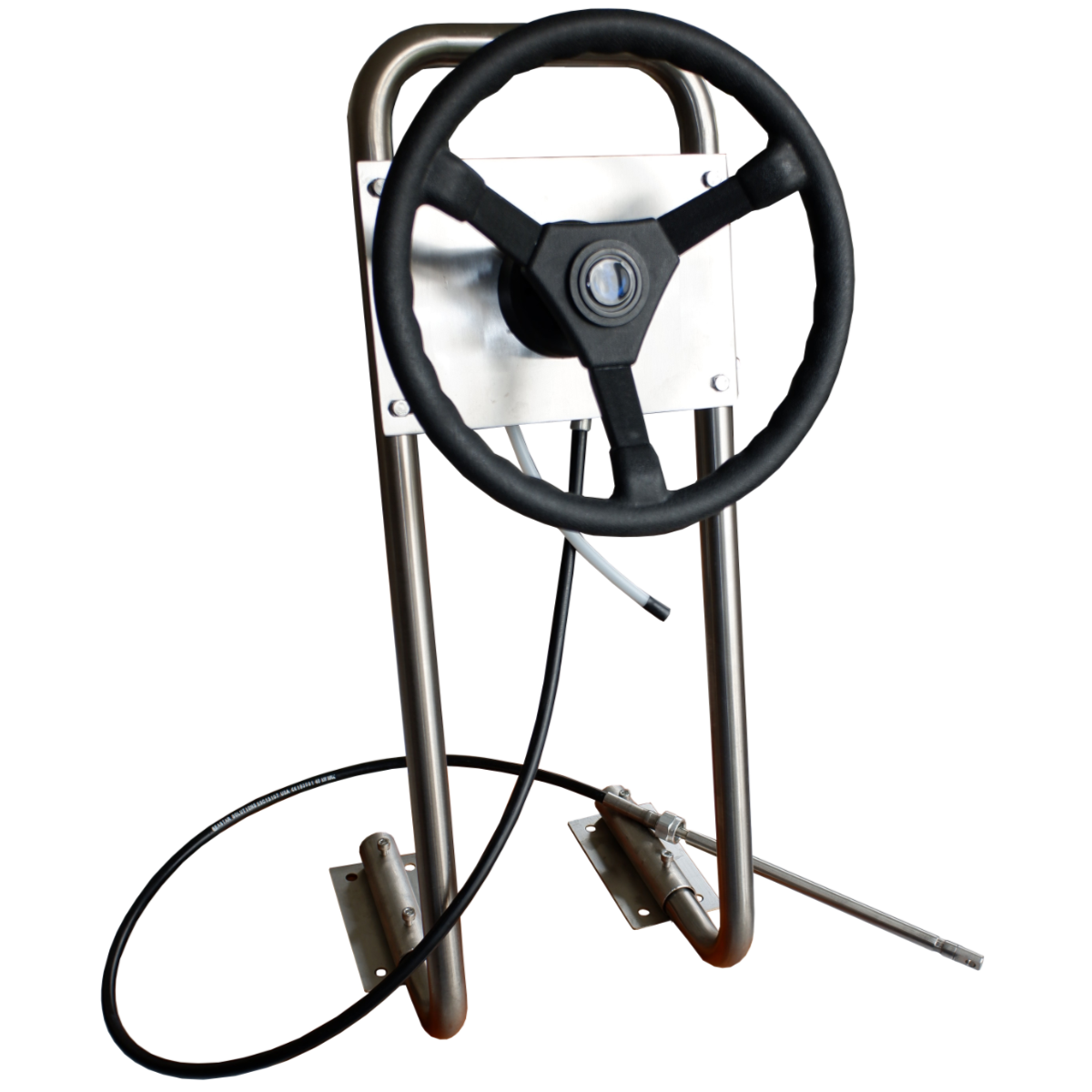 HIBO RVS Rubberboot Stuurconsole/Stuurhouder - Rubberbotenonline.nl