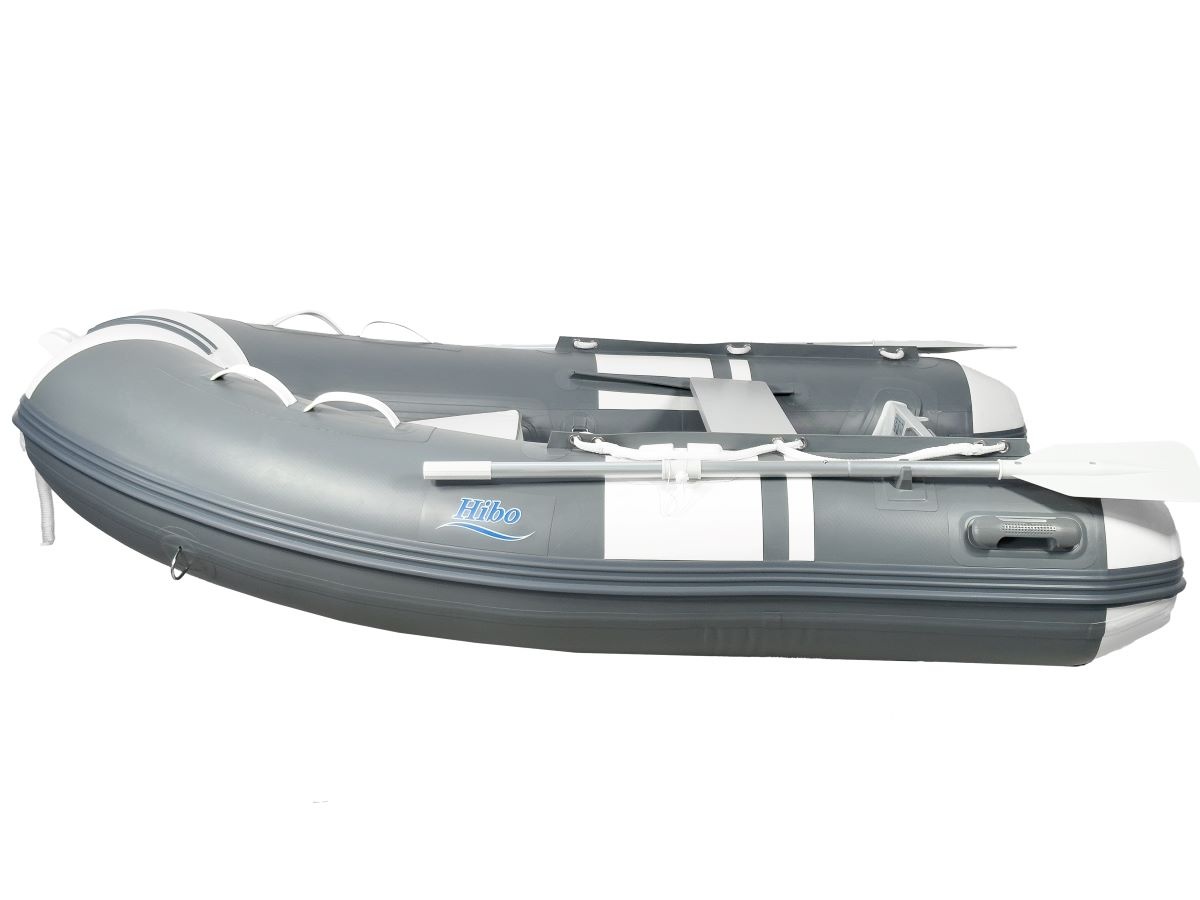 HIBO PRO Aluminium RIB Boot Style Grijs/Wit 2.50 - Rubberbotenonline.nl