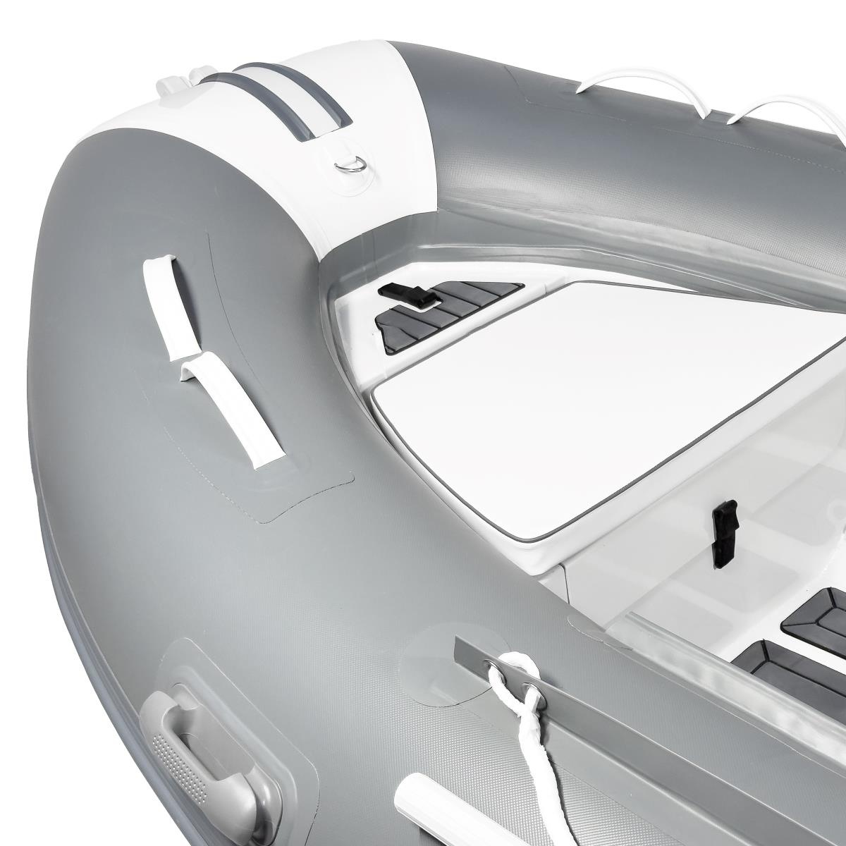 HIBO Style Aluminium RIB Boot Style Grijs/Wit 3.30 - Rubberbotenonline.nl