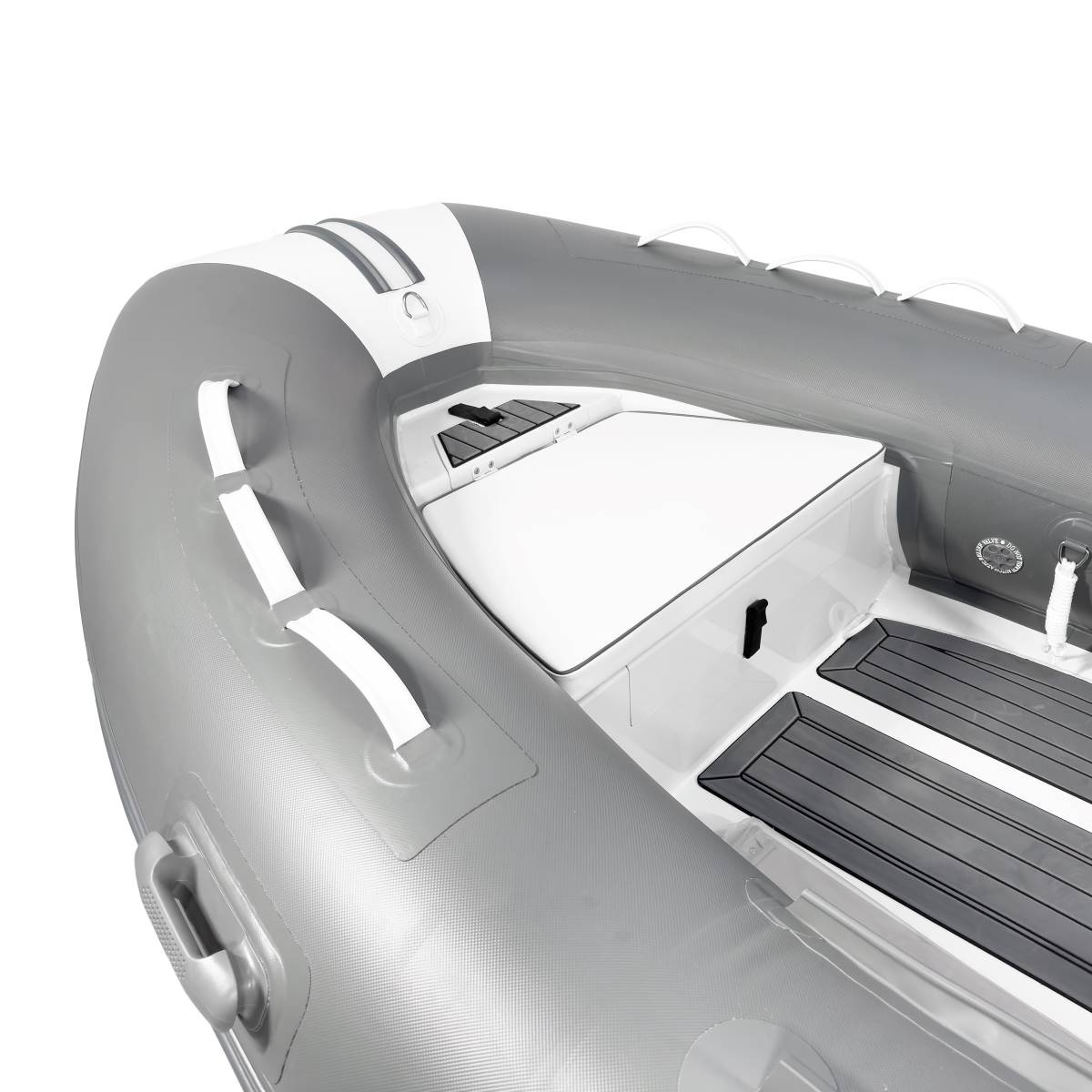 HIBO Style Aluminium RIB Boot Style Grijs/Wit 3.60 - Rubberbotenonline.nl