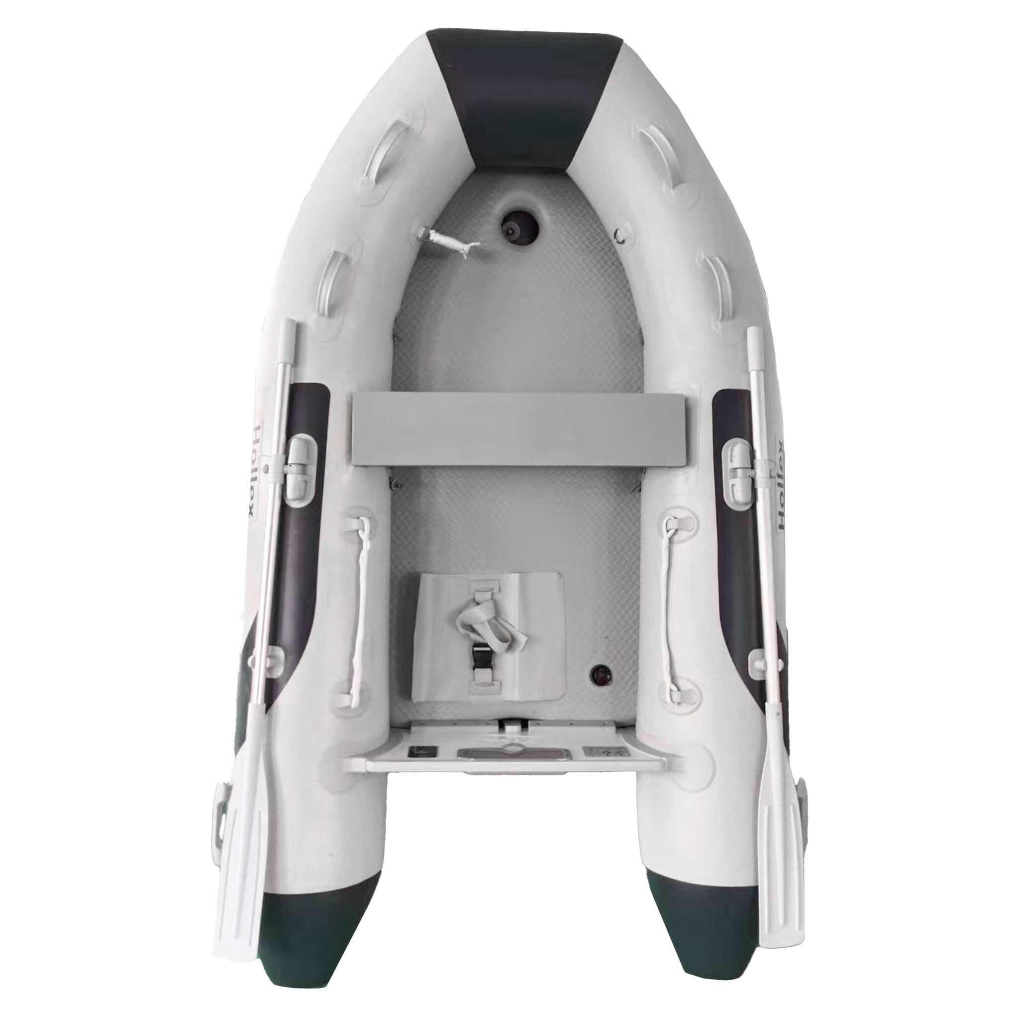 Hollex by Hibo Rubberboot 3.00 Airdeck Lichtgrijs - Rubberbotenonline.nl