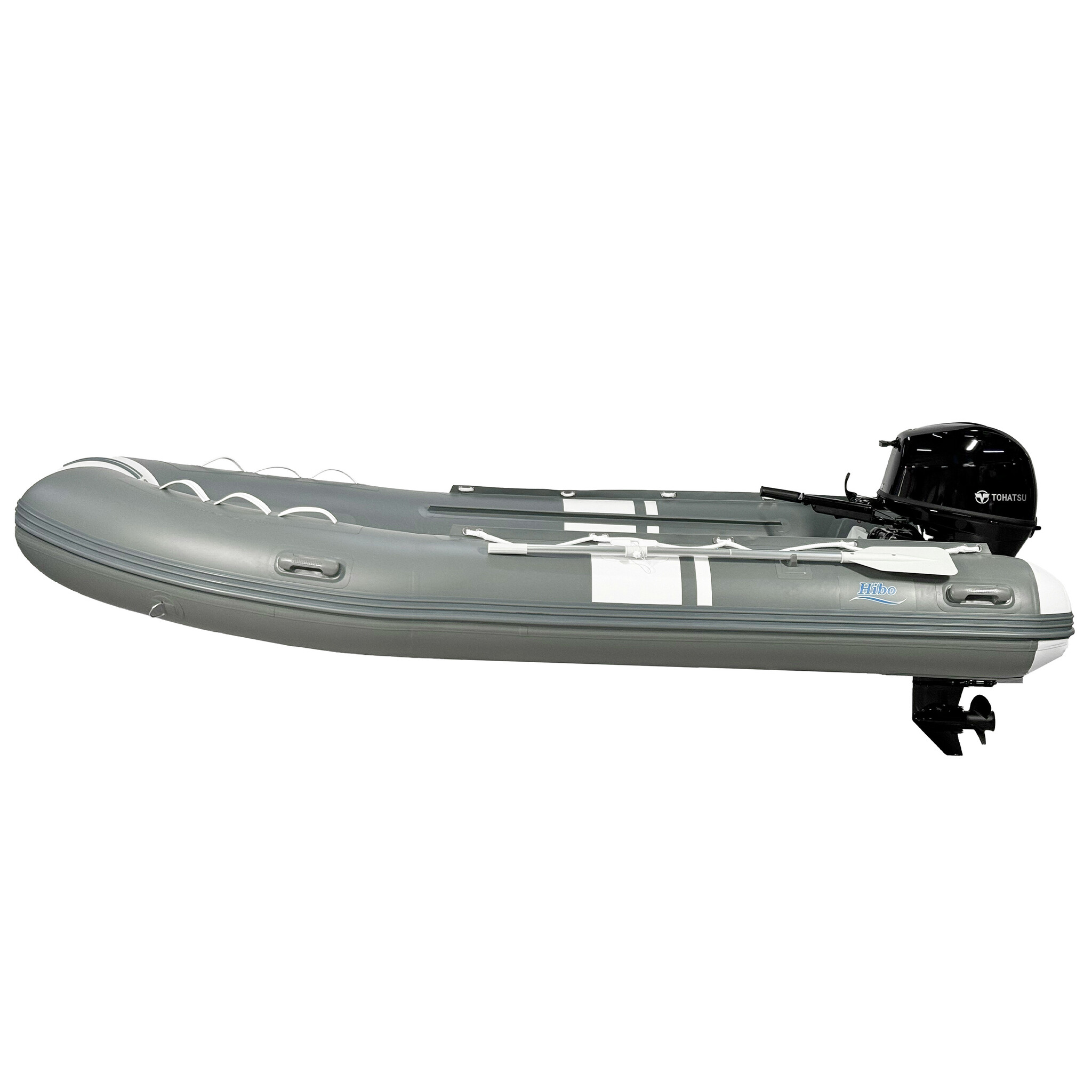 HIBO PRO Aluminium RIB Boot Style Grijs/Wit 3.80 + 30 PK ...