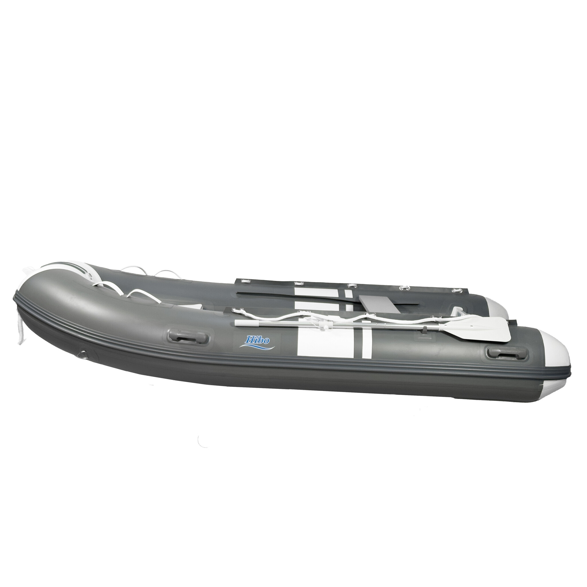 HIBO Style Aluminium RIB Boot Style Grijs/Wit 3.30 - Rubberbotenonline.nl