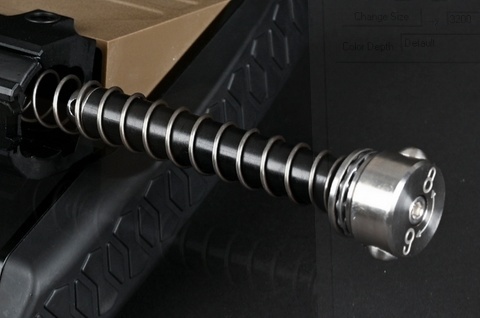 Silverback HTI stainless steel/POM spring guide with thrust bearing ...