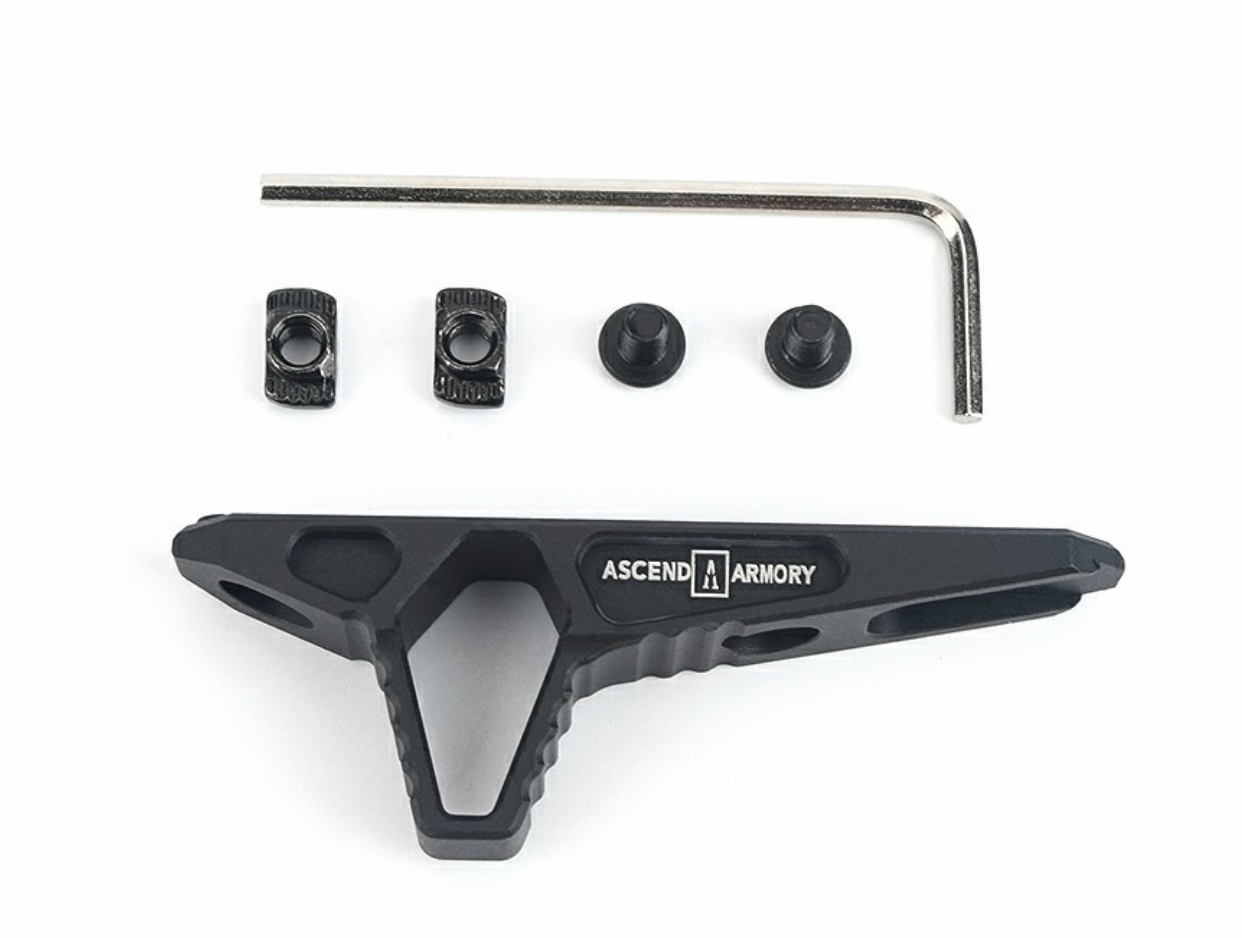Metal Triangle Hand-Stop KeyMod & M-lok (Logo) - High End Airsoft Parts ...