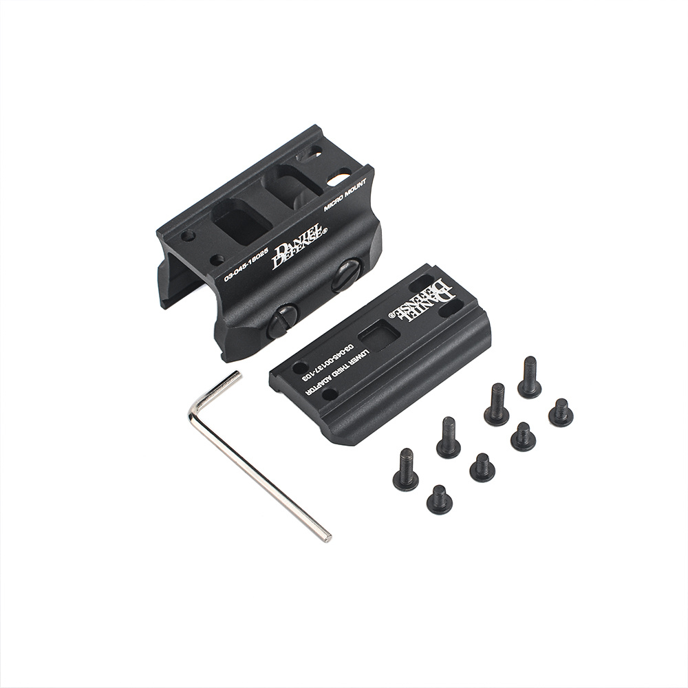 Wadsn Micro Mount (Daniel Def Logo) - Black - High End Airsoft Parts ...
