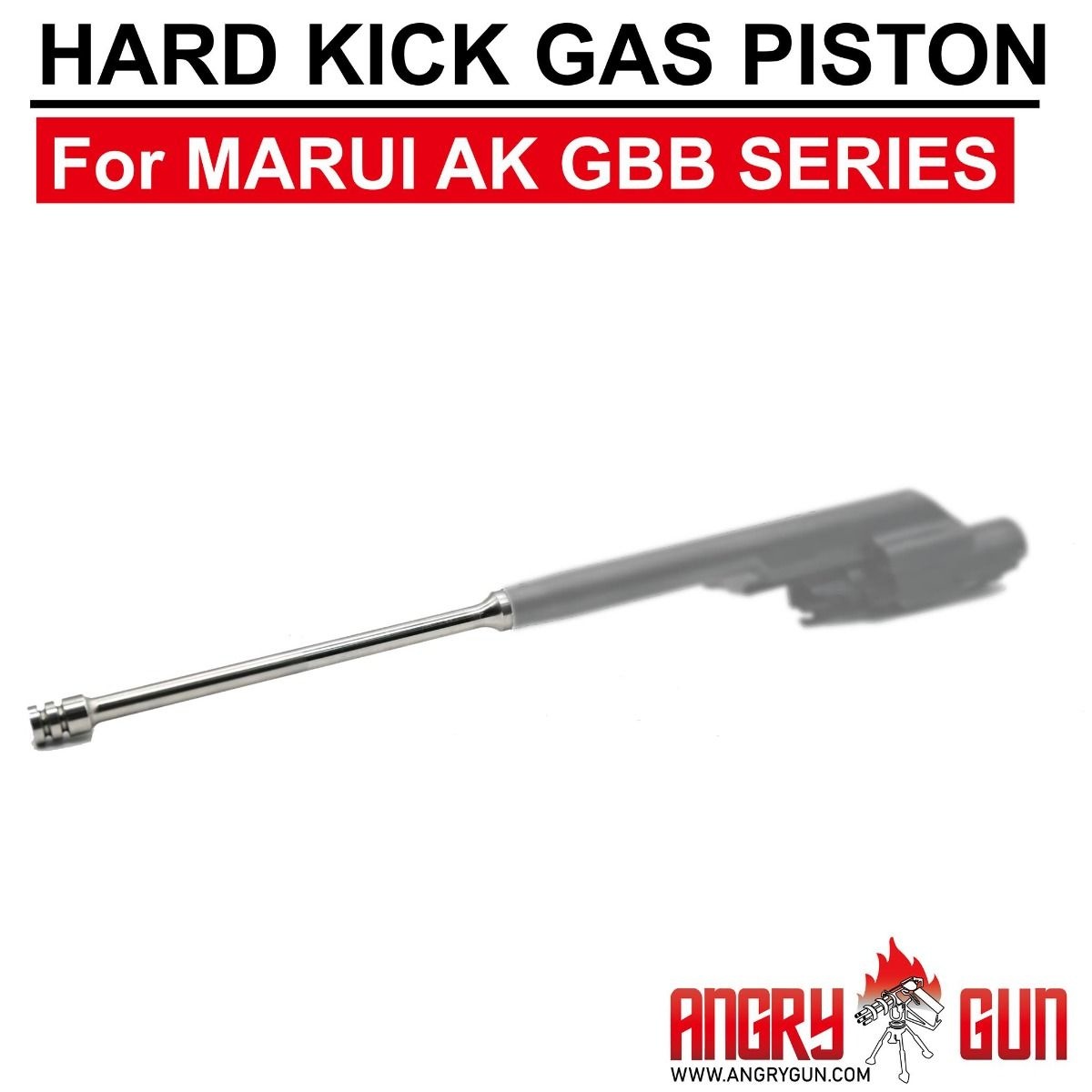Angrygun AK Hard Kick Gas Piston for Marui AKM GBB - High End Airsoft ...