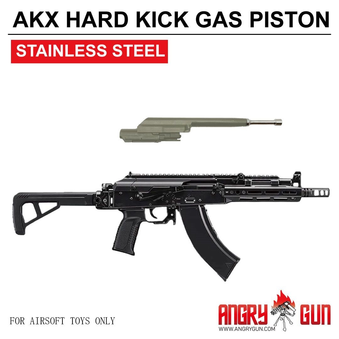 Angrygun AK Hard Kick Gas Piston for Marui AKM GBB - High End Airsoft ...