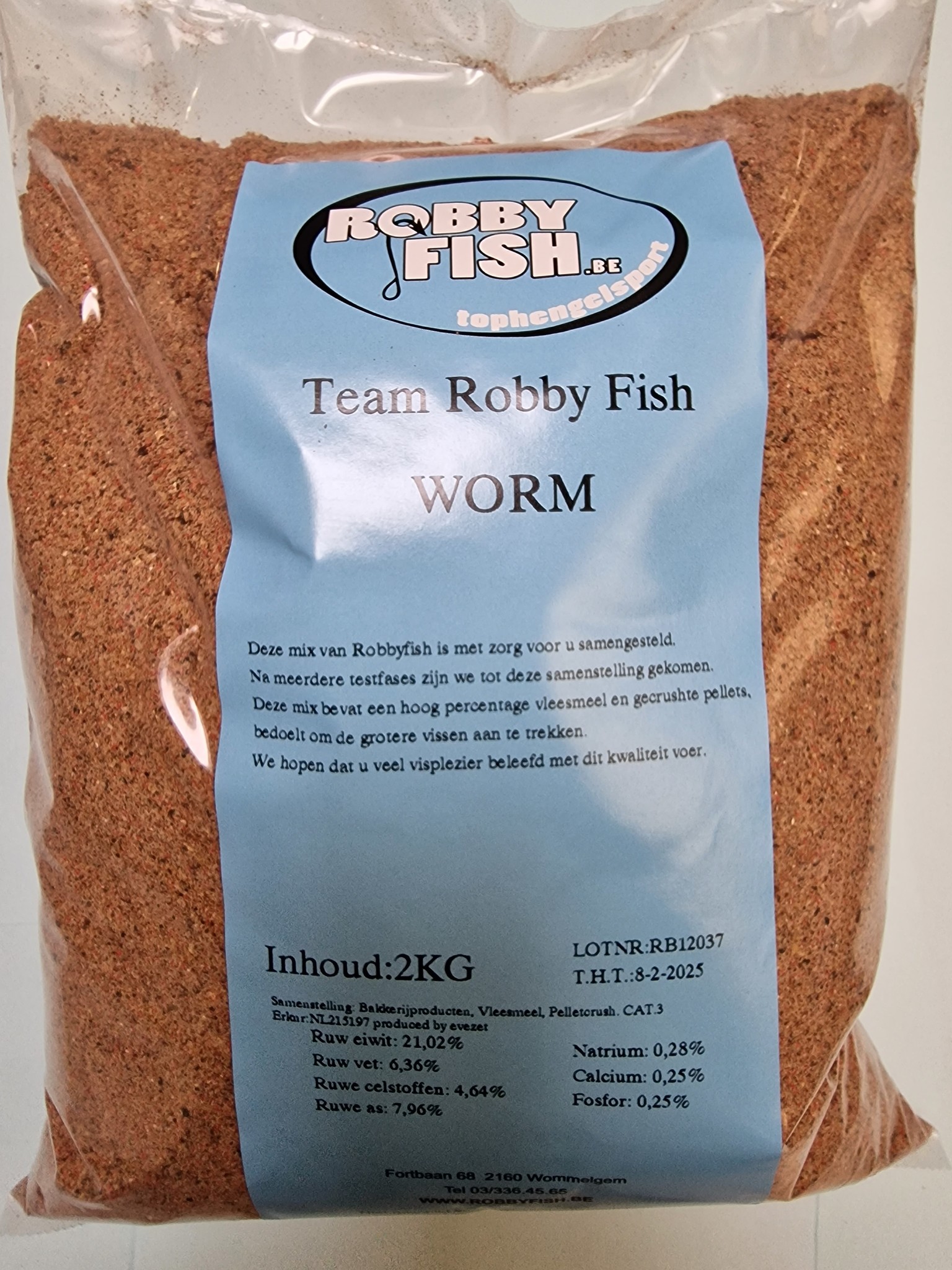 ROBBY FISH HUISVOEDER - Worm 2kg
