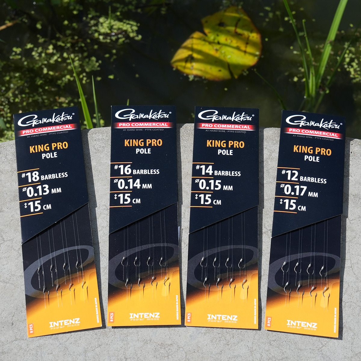 GAMAKATSU - Pro Commercial King Pro Pole Spade Ready Rigs